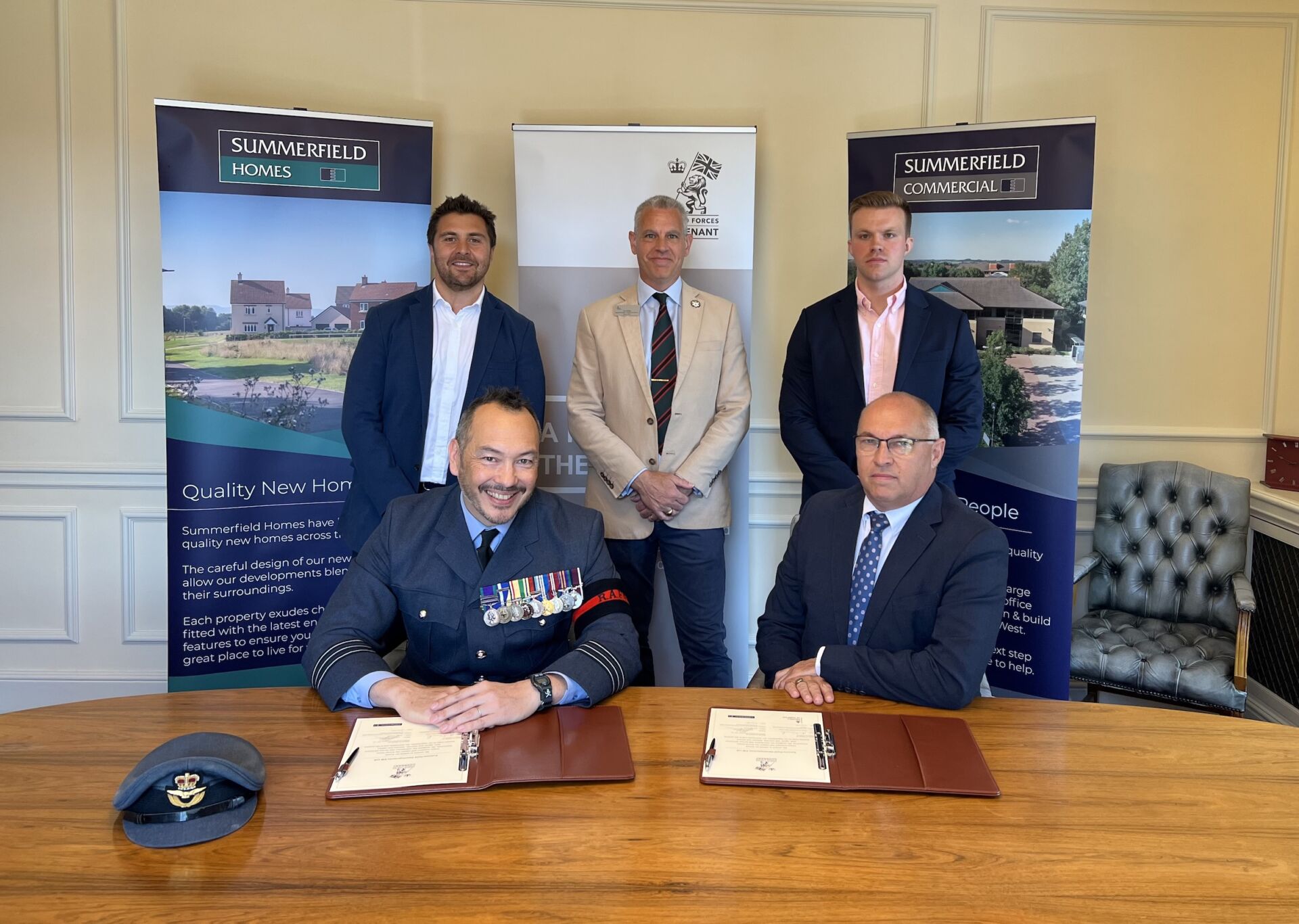 Summerfield signs the Armed Forces Covenant - Somerset Chamber