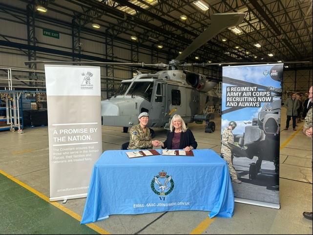 Blueloop Limited signs Armed Forces Covenant - Somerset Chamber