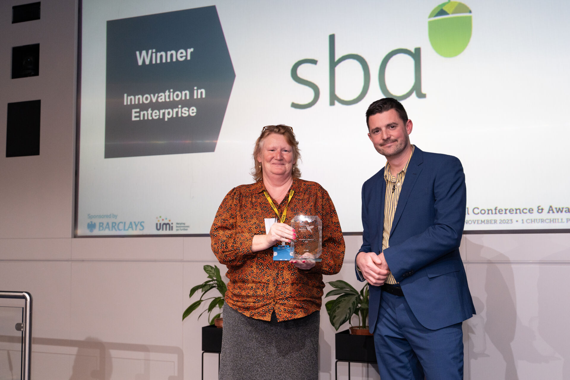SBA CIC recognised with prestigious Innovation in Enterprise Award ...