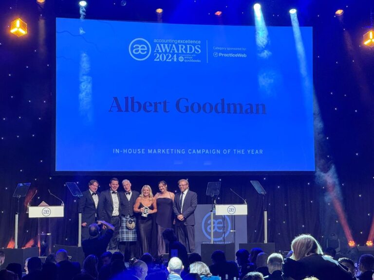 Albert Goodman wins Marketing Campaign of the Year at Accounting ...