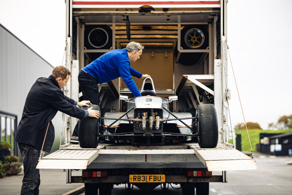 Racing car that launched Lewis Hamilton’s career on show at Haynes ...