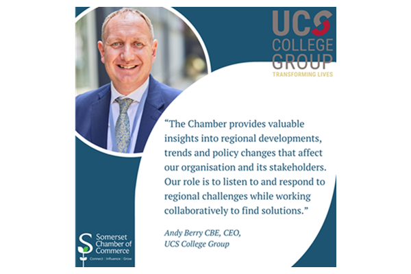 Somerset Voices – a spotlight on Andy Berry CBE, CEO of UCS College ...